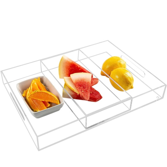 Kitchen | Clear Acrylic Serving Tray 2 118x 158 Large 114x58 Small ...